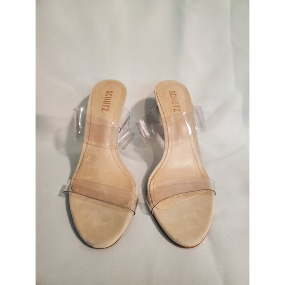SCHUTZ | Shoes | Schutz Ariella Transparent Heels S4 | Poshmark